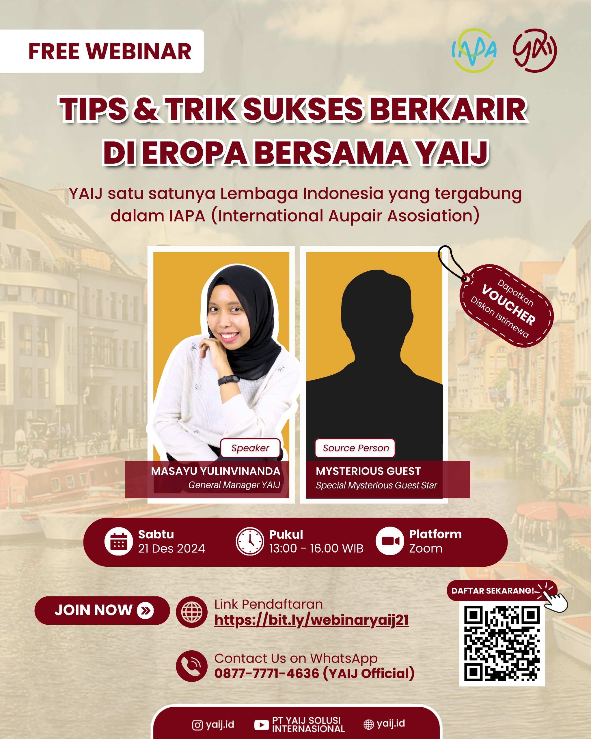 FORMULIR PENDAFTARAN WEBINAR YAIJ